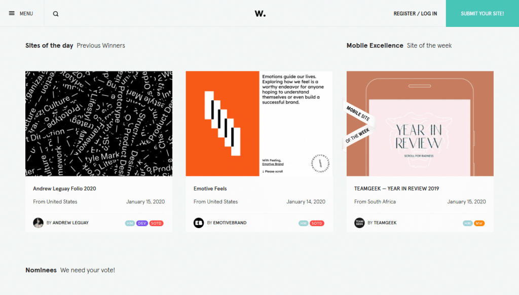 13 Situs Referensi Web Design 2020